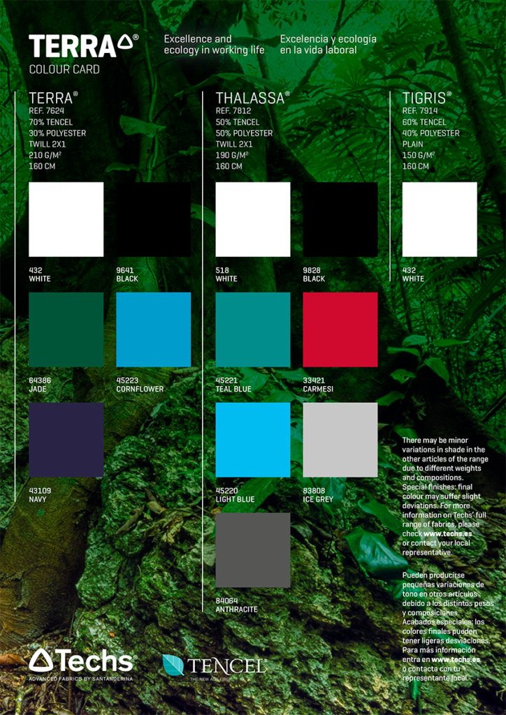 Cartas de color – Techs